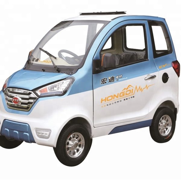 City use solar electric car 4 wheel solar electric car with solar panel