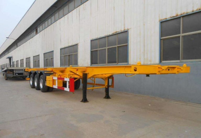 40FT 3 Axles Container Skeleton Semi Trailer