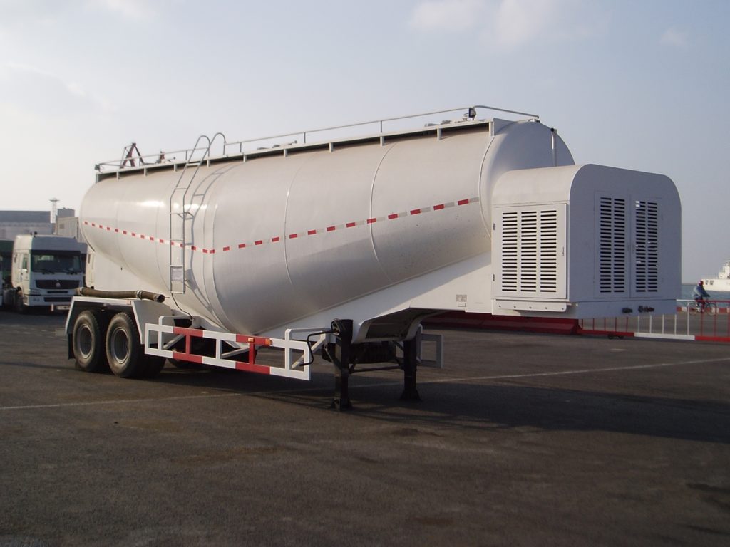3 Axle Bulk Powder Cement Tank/Tanker Semi Trailer for Sale
